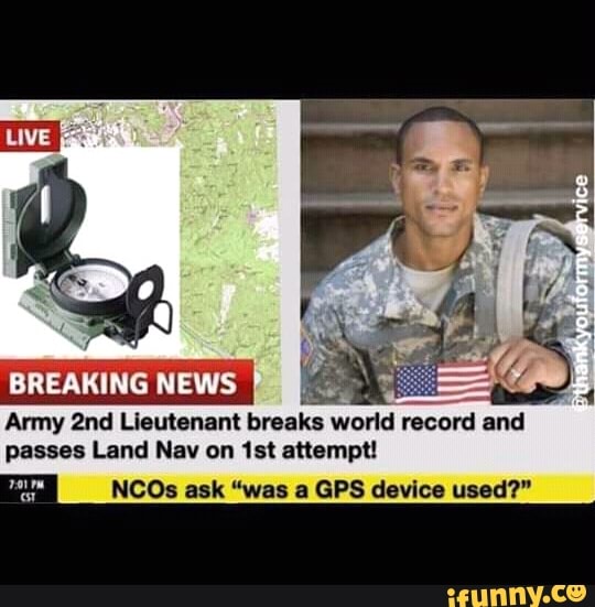 Army 2nd Lieutenant breaks world record and passes Land Nav on 1st ...
