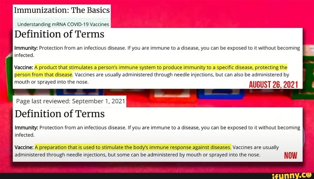 Immunization: The Basics Understanding mRNA COVID-19 Vaccines ...