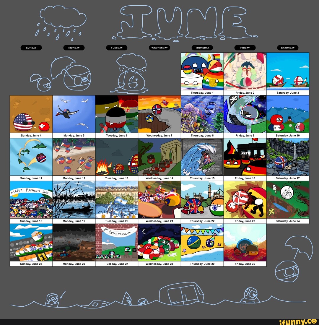 Monday, June Wegnosday une 14 Thureday, June 15 Friday, Juno Saturday ...