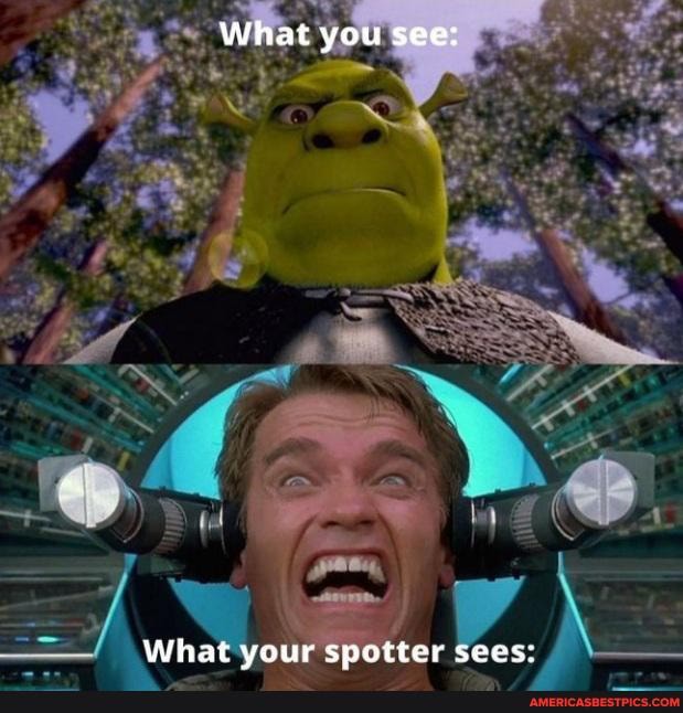 What you see: What your spotter sees: - America’s best pics and videos