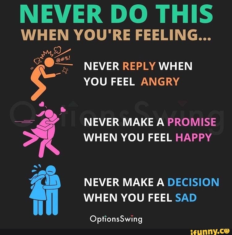 NEVER DO THIS WHEN YOU'RE FEELING... NEVER REPLY WHEN YOU FEEL ANGRY ...