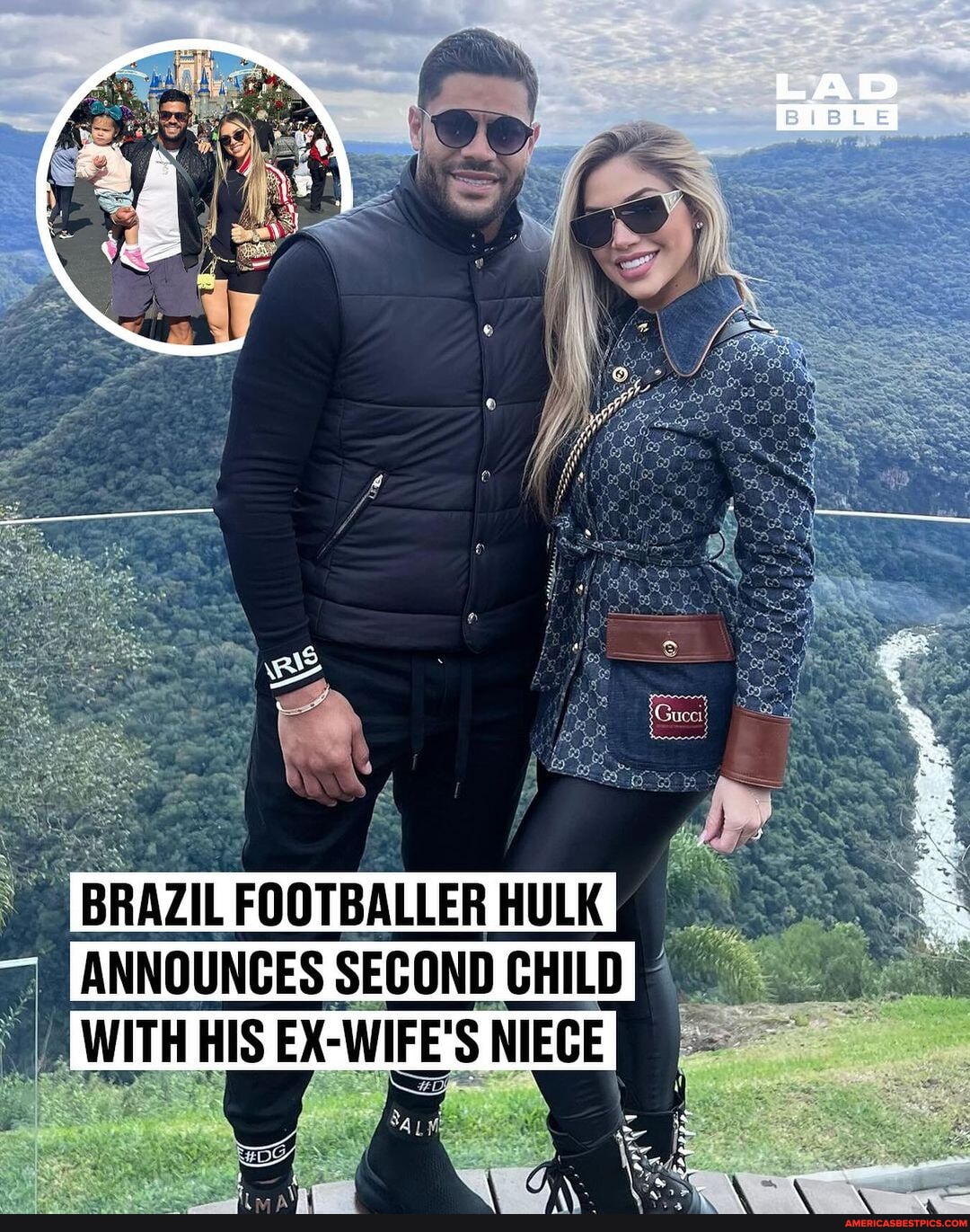 Brazilian footballer, Hulk, has announced he’s having a second child ...