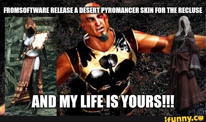 FROMSOFTWARE RELEASE A DESERT FYROMANCER SKIN FOR THE RECLUSE AND MY ...