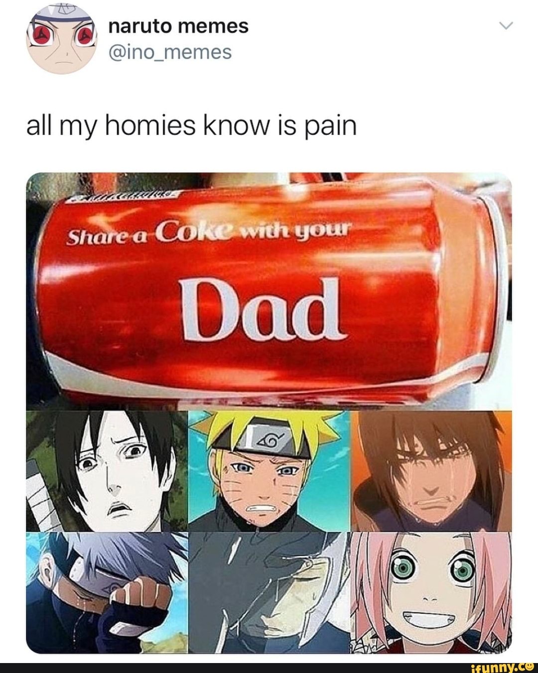 , haruto memes @ino_memes pain all my homies know is pain you - iFunny