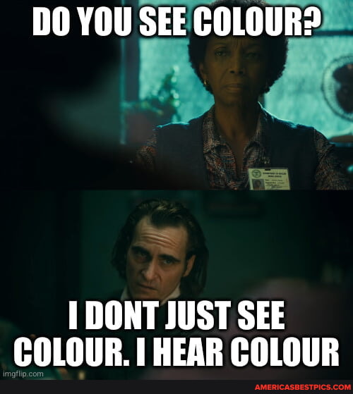 DO YOU SEE COLOUR? DONT JUST SEE COLOUR. I HEAR COLOUR - America’s best ...