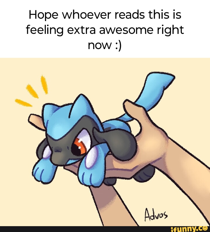 Riolu memes. Best Collection of funny Riolu pictures on iFunny