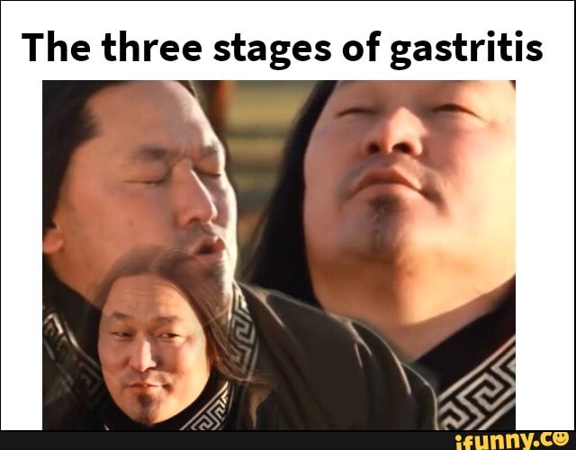 The three stages of gastritis - iFunny