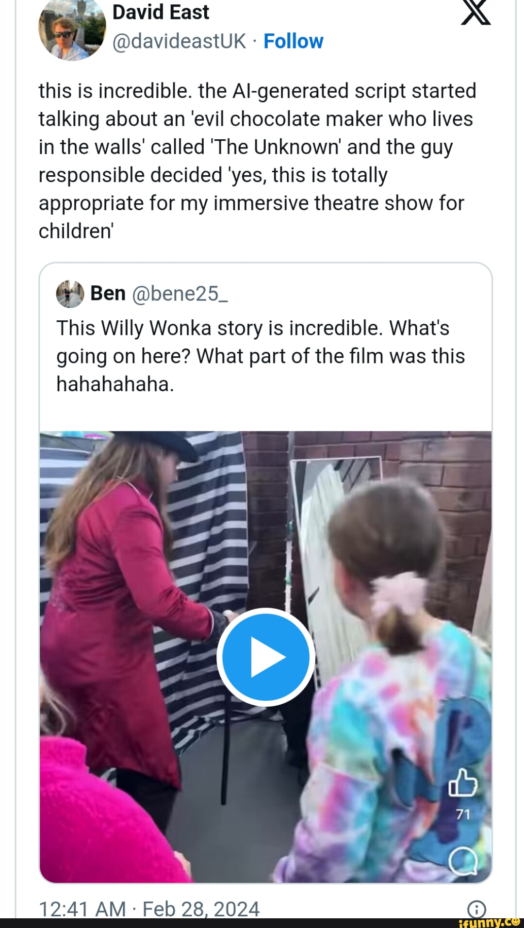 The failed AI willy wonka attraction lore goes deeper - East this is ...