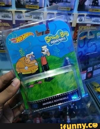 Spongebob Invisible Boat Mobile