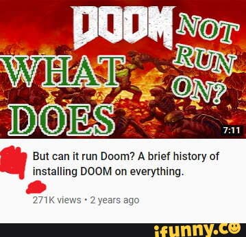 But can it run Doom? A brief history of installing DOOM on everything ...