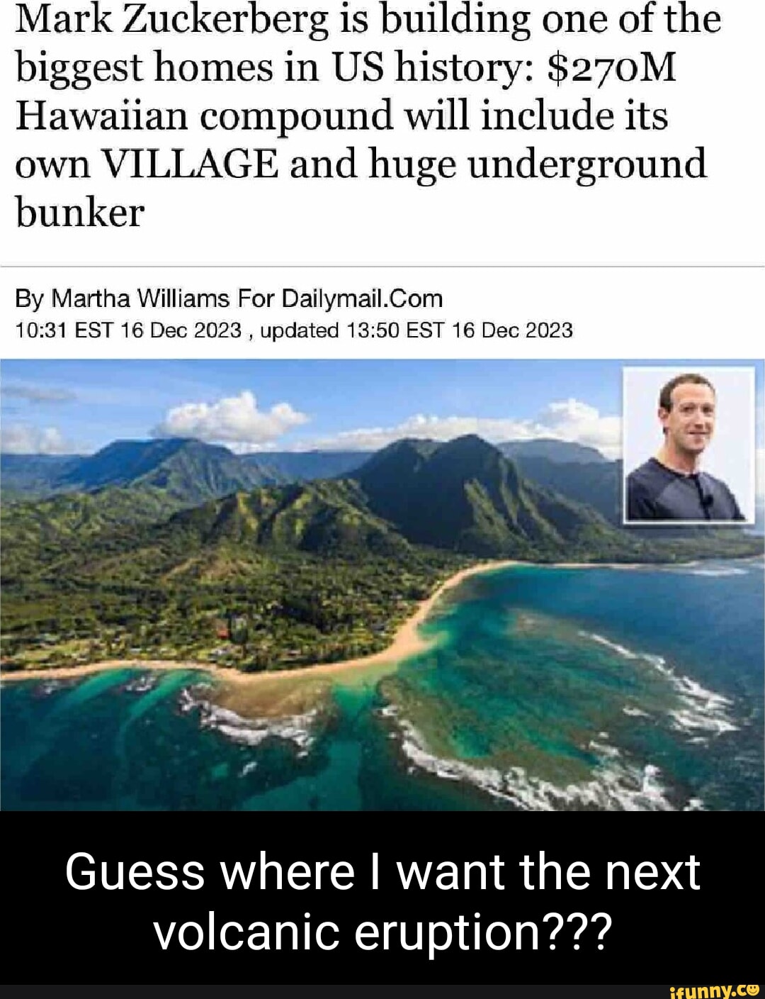 Mark Zuckerberg is building one of the biggest homes in US history ...