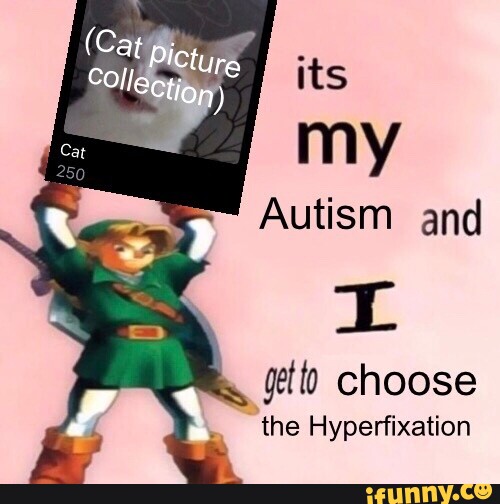 My Autism and choose the Hyperfixation - iFunny