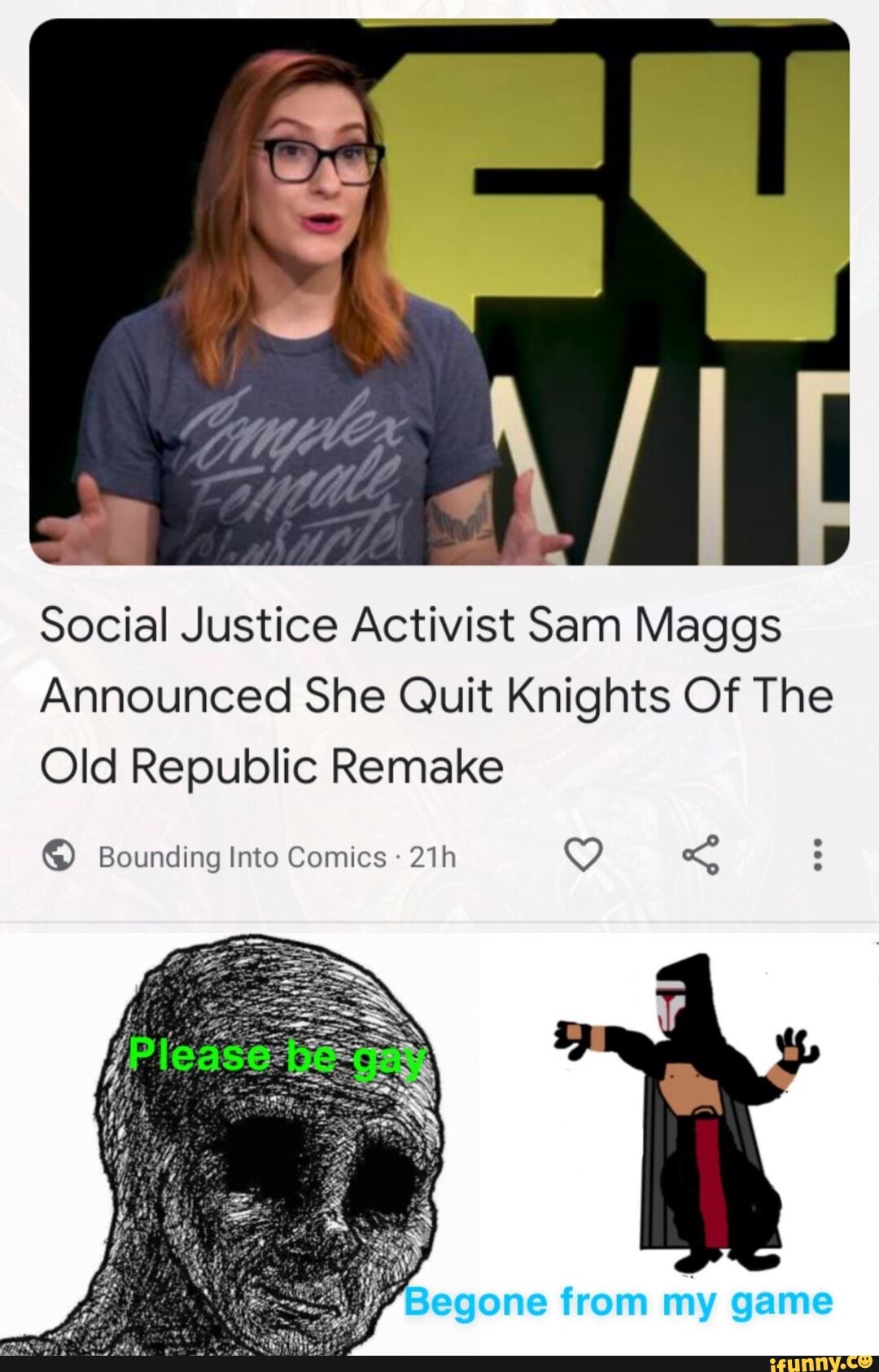 Social Justice Activist Sam Maggs Announced She Quit Knights Of The Old ...