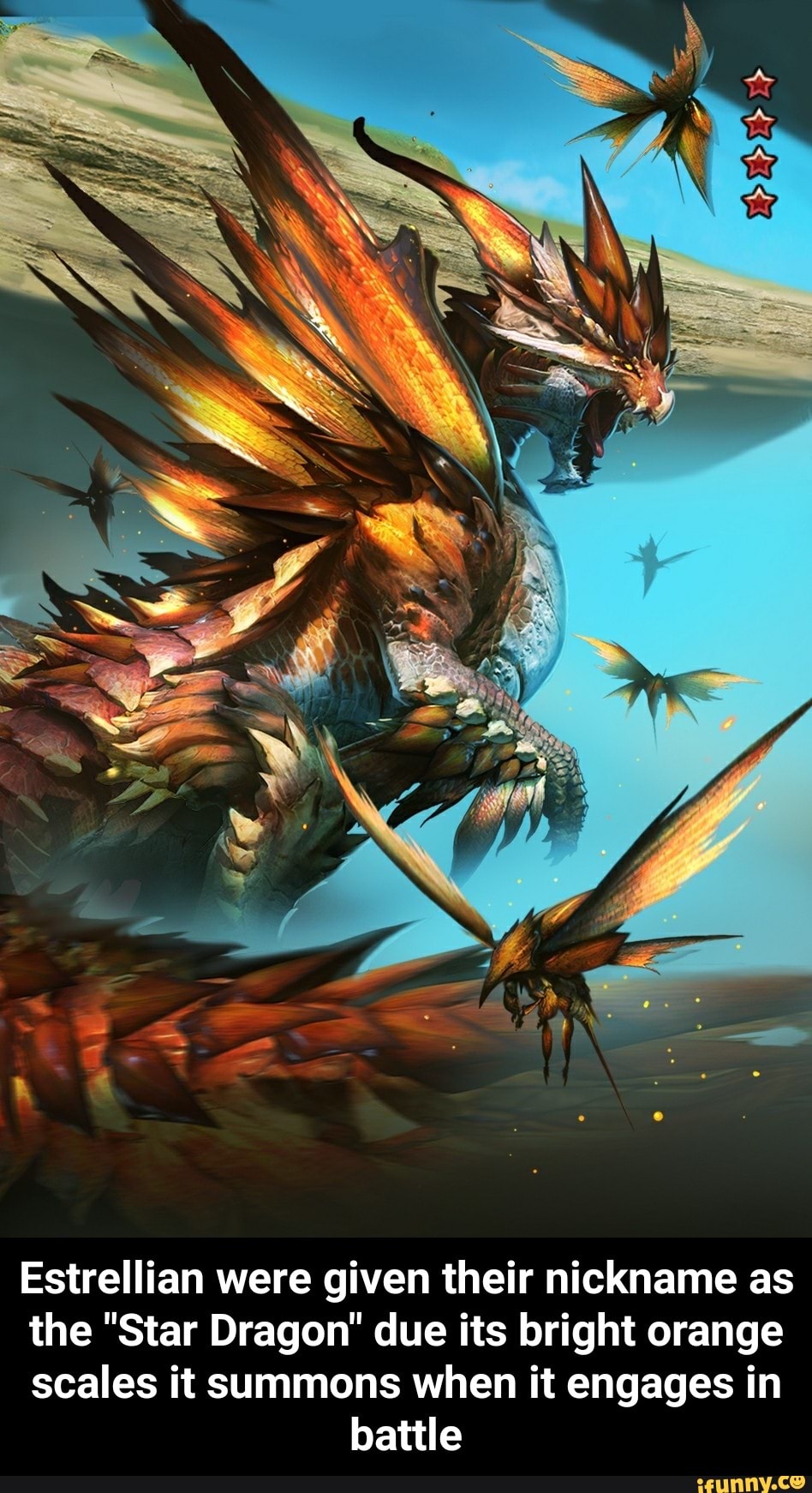 Estrellian were given their nickname as the "Star Dragon" due its ...