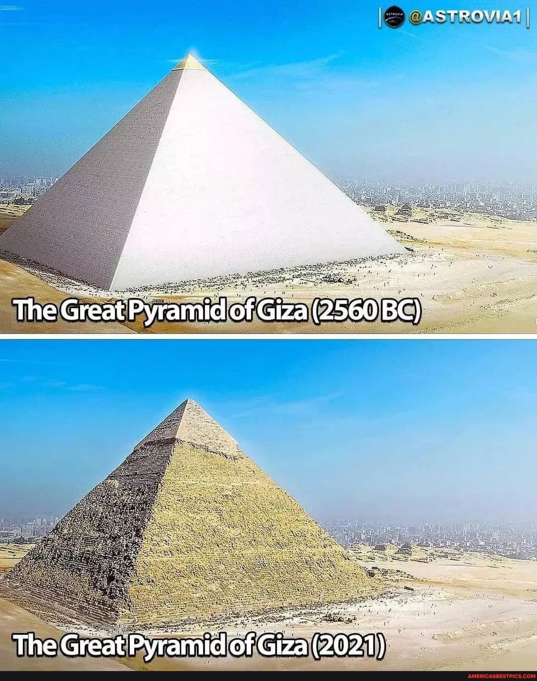 AR (2560 BC) The Great Pyramid of Giza (2021) - America’s best pics and ...