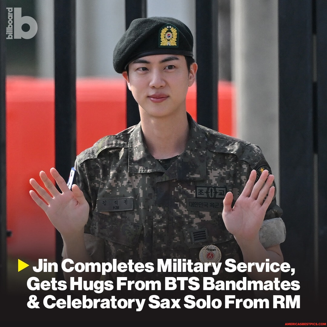 Jin has officially completed his mandatory South Korean military ...