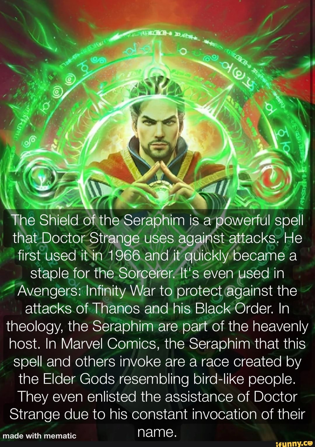 SS The Shield of the Seraphim is a powerful spell that Doctor Strange ...
