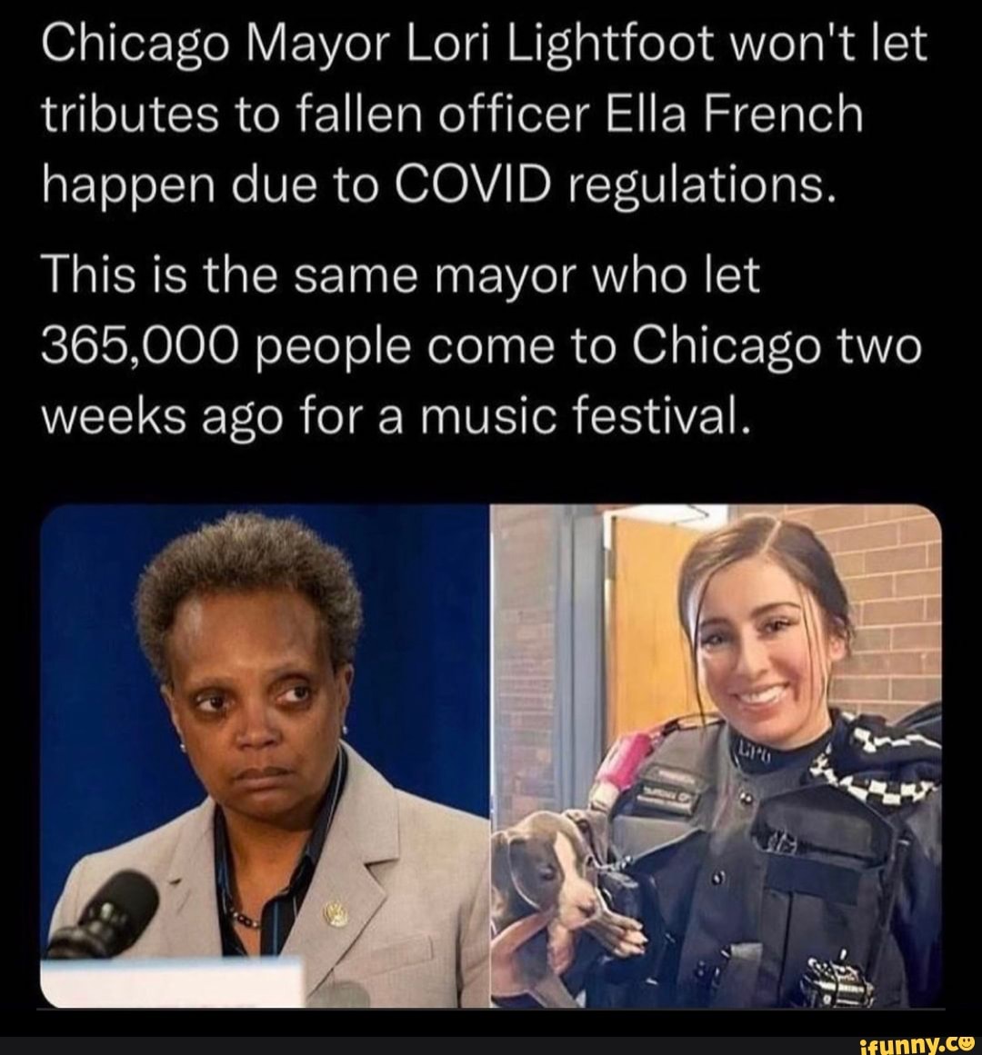 Chicago Mayor Lori Lightfoot won't let tributes to fallen officer Ella ...
