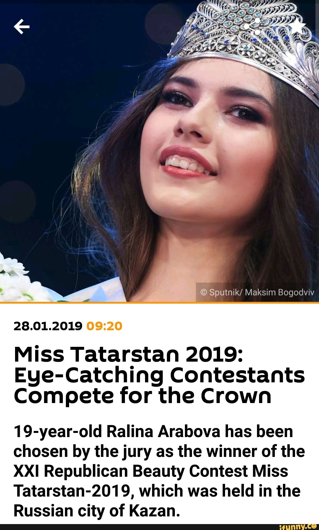 Miss Tatarstan 2019: Eye-Catching Contestants Compete for the Crown 19 ...