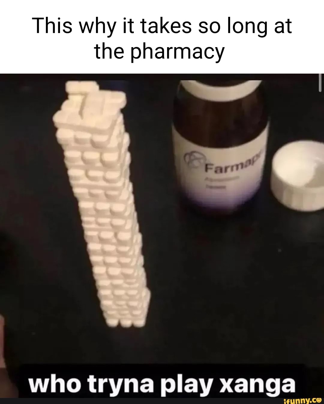 This why it takes so long at the pharmacy who tryna play xanga - iFunny