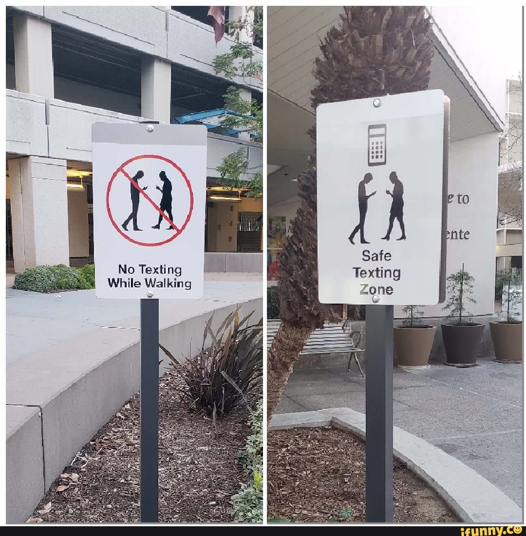 Texting_and_walking memes. Best Collection of funny Texting_and_walking ...