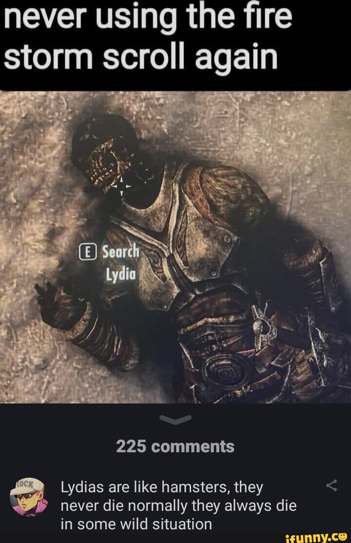 Skyrim Lydia Died