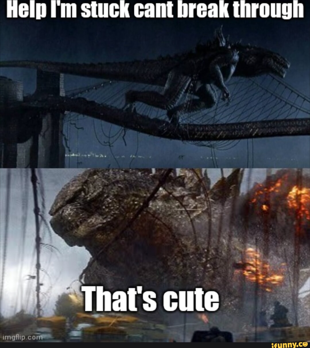 Help im stuck cant break through That's cute - iFunny