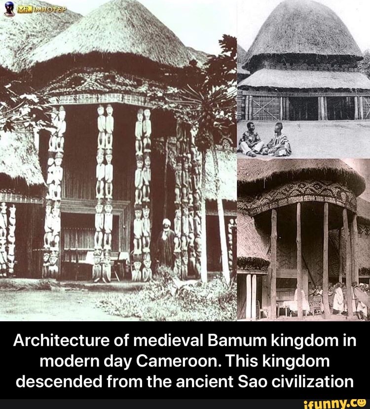 Architecture of medieval Bamum kingdom in modern day Cameroon. This ...