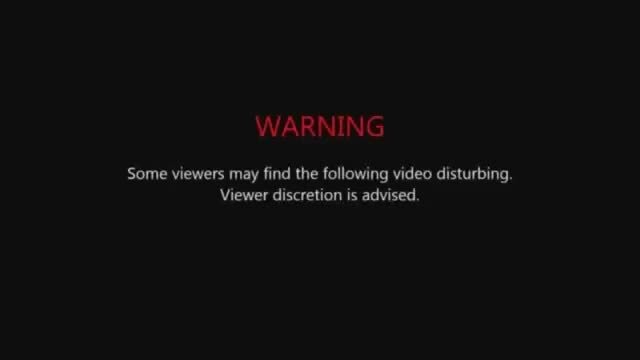 WARNING Some viewers may find the following video disturbing. Viewer ...