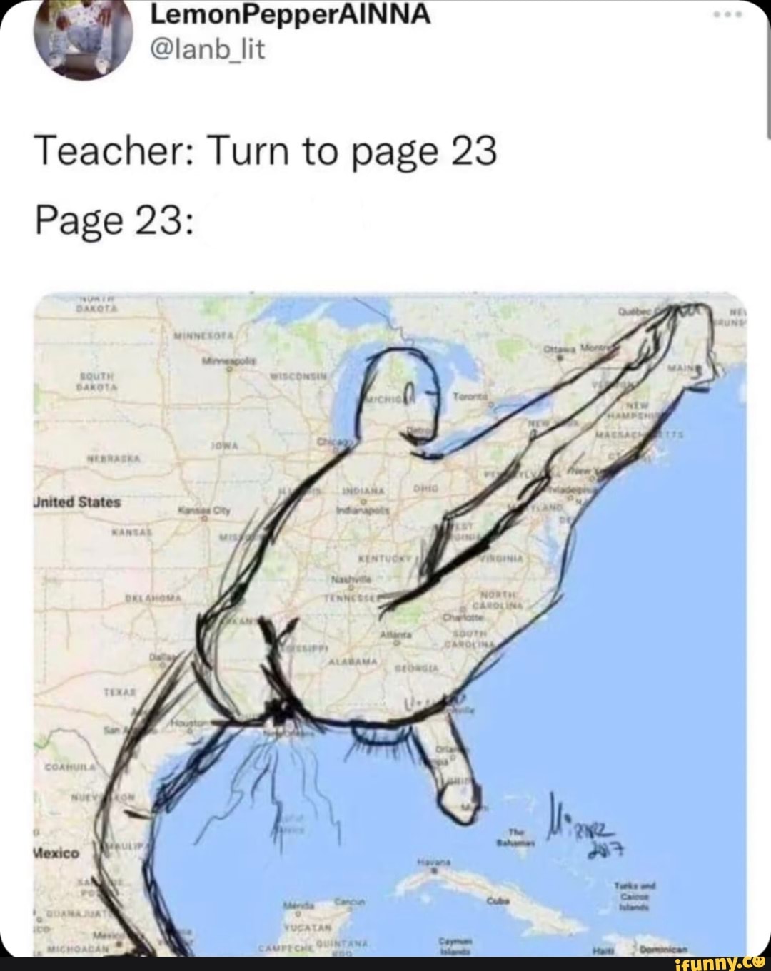 LemonPepperAINNA Teacher: Turn to page 23 Page 23: - iFunny