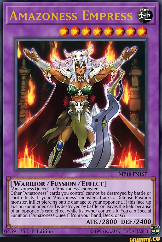 JAMAZONESS EMPRESS: II II I IS an [WARRIOR /FUSSION /EFFECT "Amazoness ...