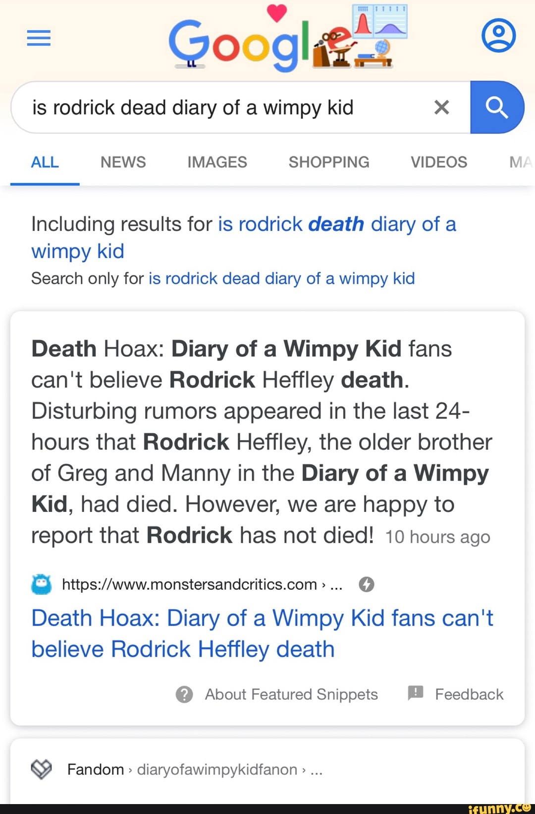 Rodrick Heffley Diary Of A Wimpy Kid Rodrick Rules