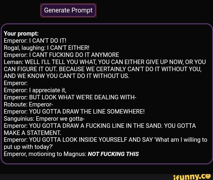 Promptgenerator memes. Best Collection of funny Promptgenerator ...