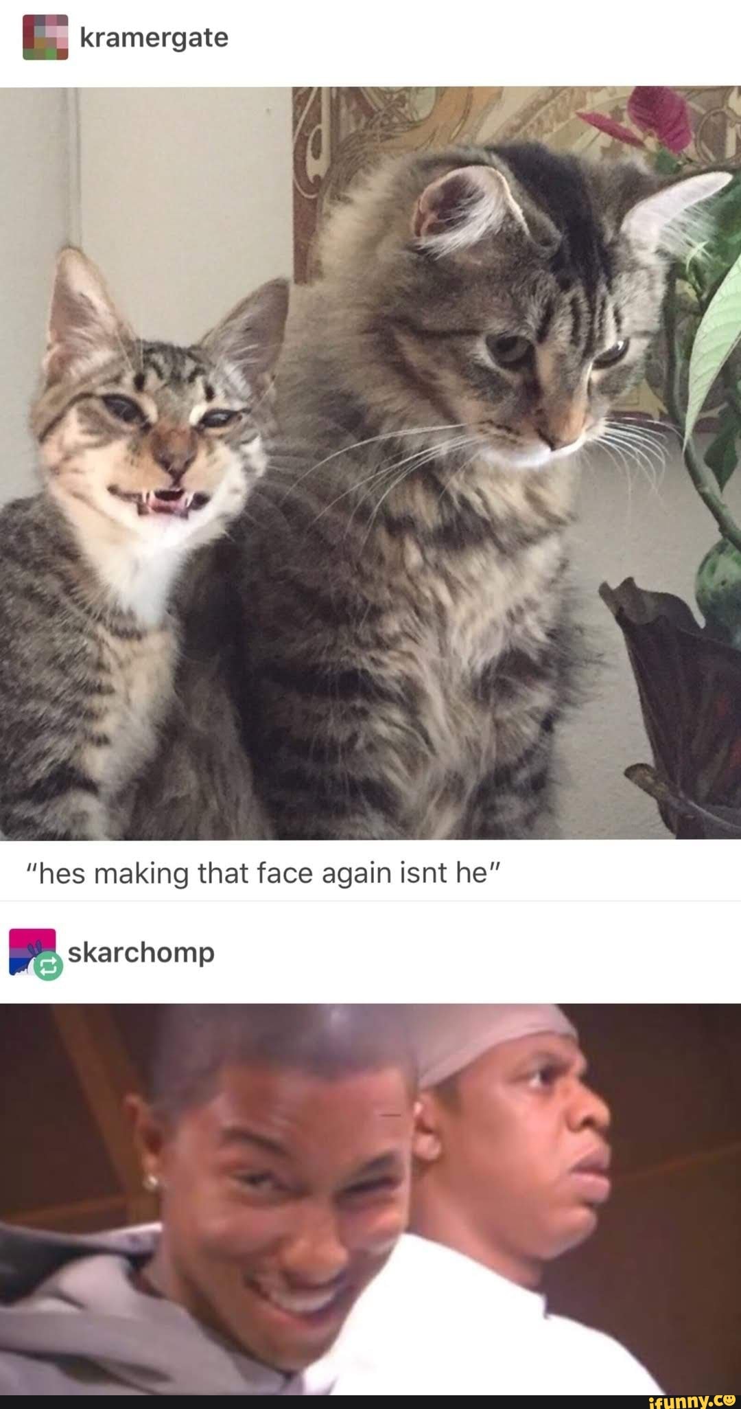 "hes making that face again isnt he" - iFunny