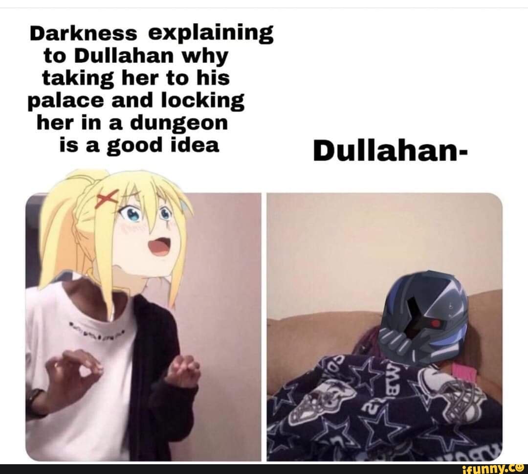 Darkness explaining to Dullahan why taking her to his palace and ...
