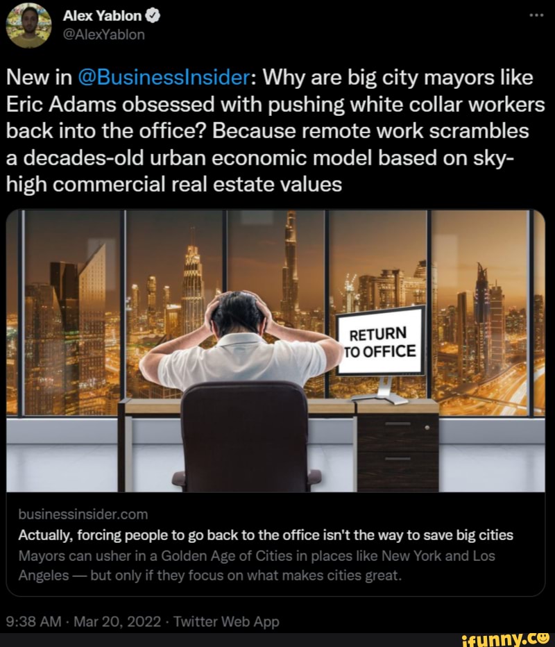 Alex Yablon @ New in @Businessinsider: Why are big city mayors like ...