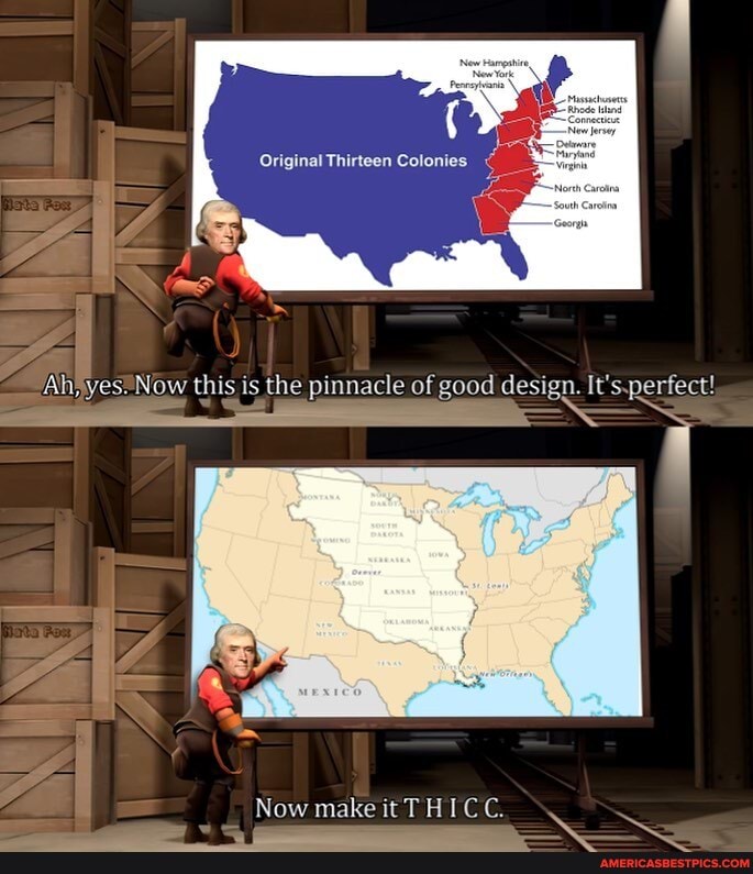 Original Thirteen Colonies this is the pinnacle of good design. It's ...