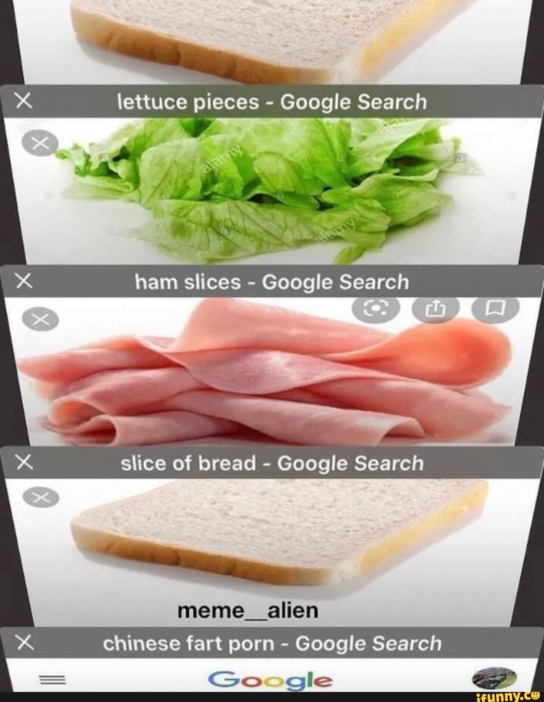 Lettuce pieces - Google Search ham slices - Google Search slice of ...
