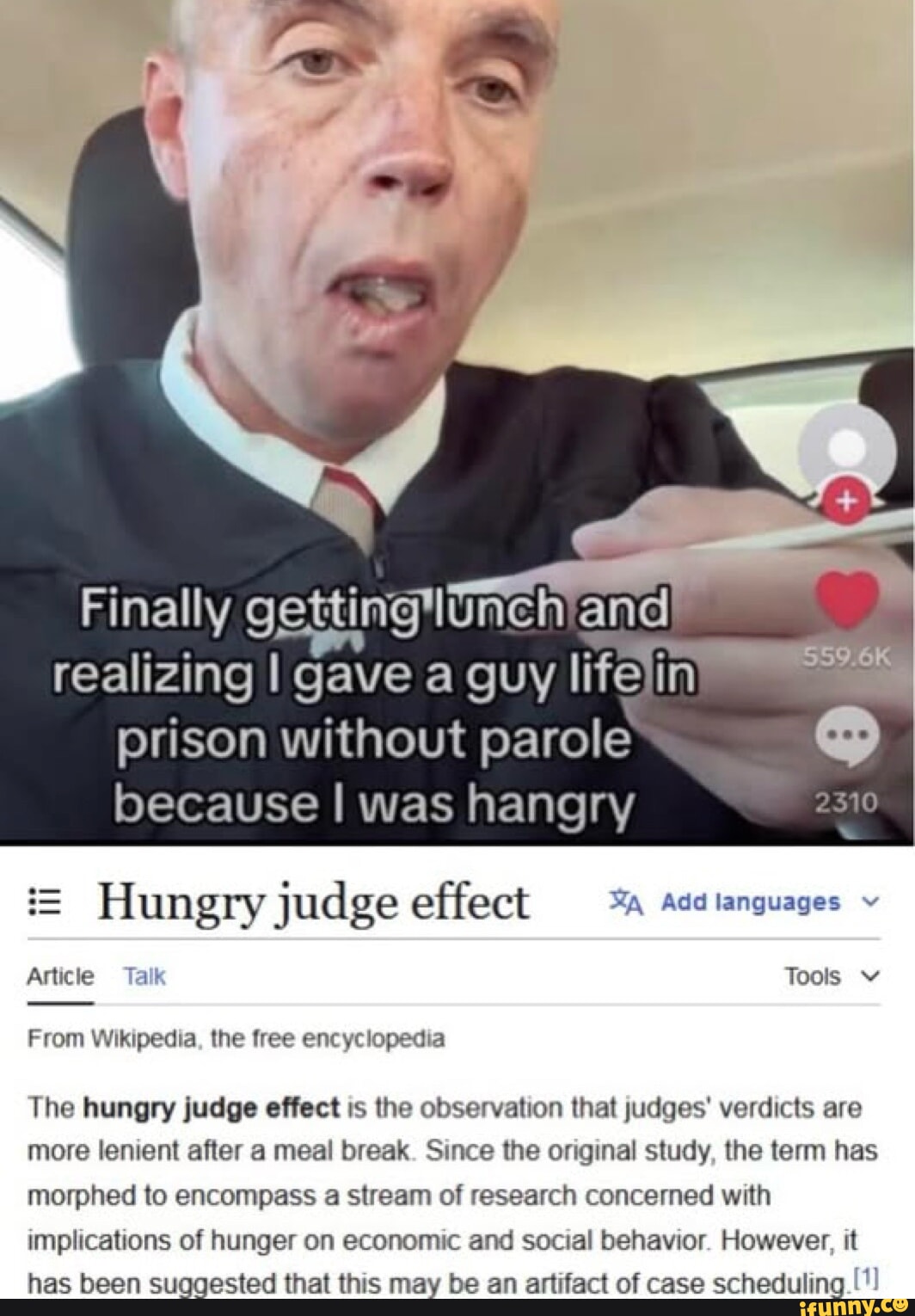 SS Finally anel realizing I gave a guy lifejin prison without parole ...