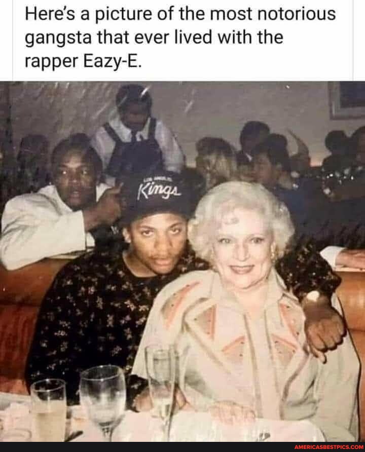 Here's a picture of the most notorious gangsta that ever lived with the ...