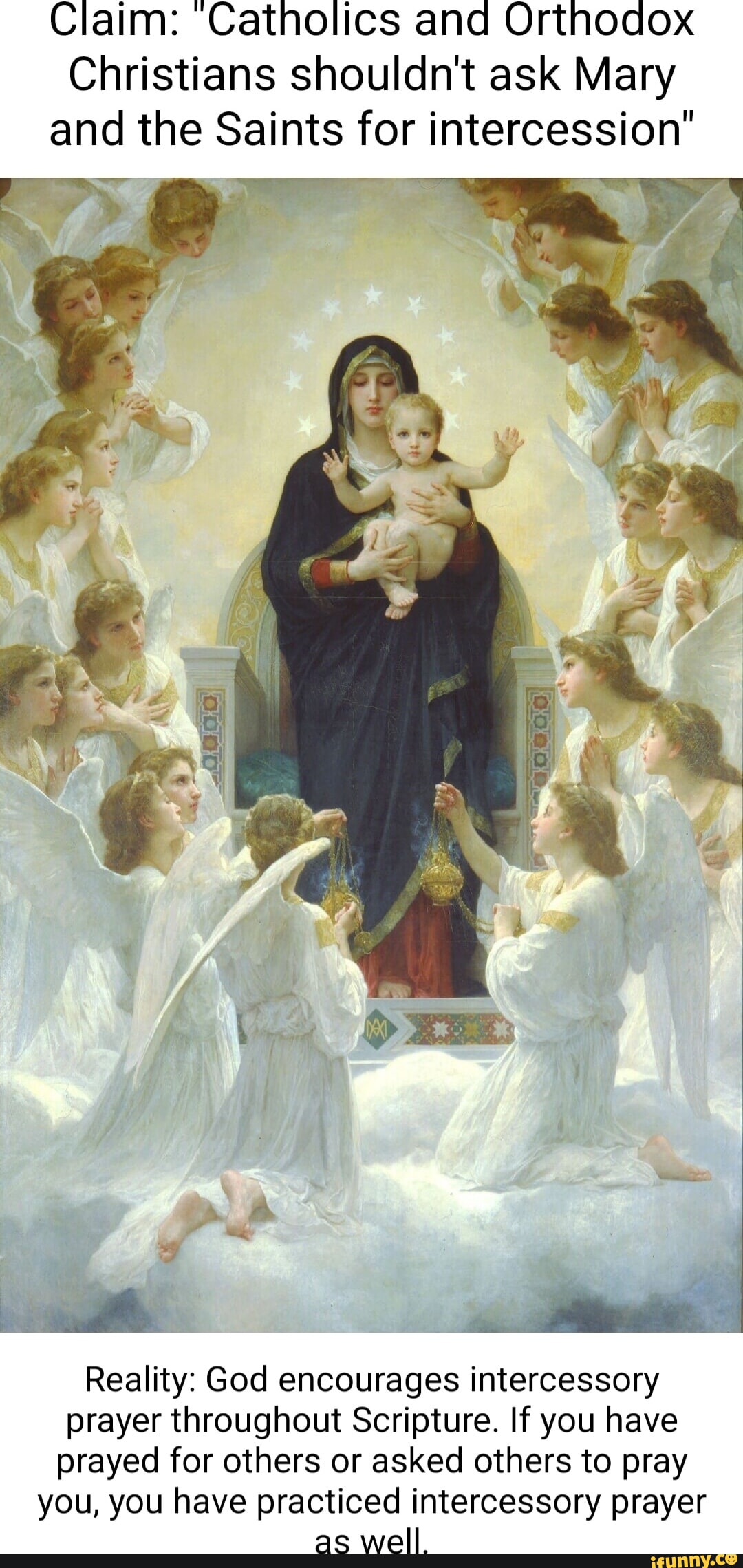 Claim: Catholics and Orthodox Christians shouldn't ask Mary and the ...