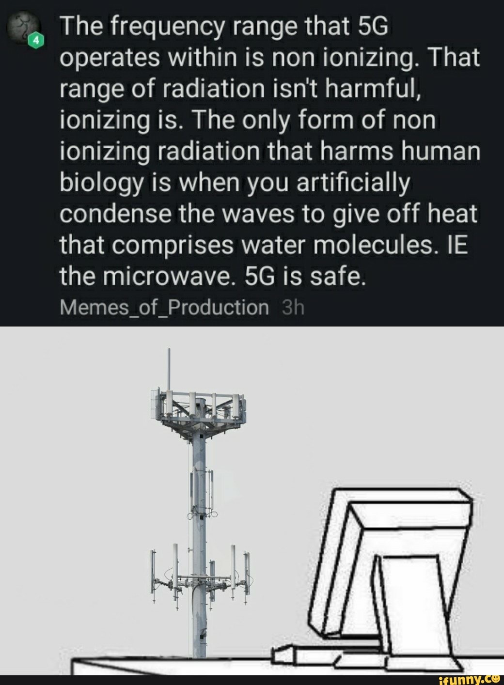 Q The frequency range that 5G Te within is non ionizing. That range of ...