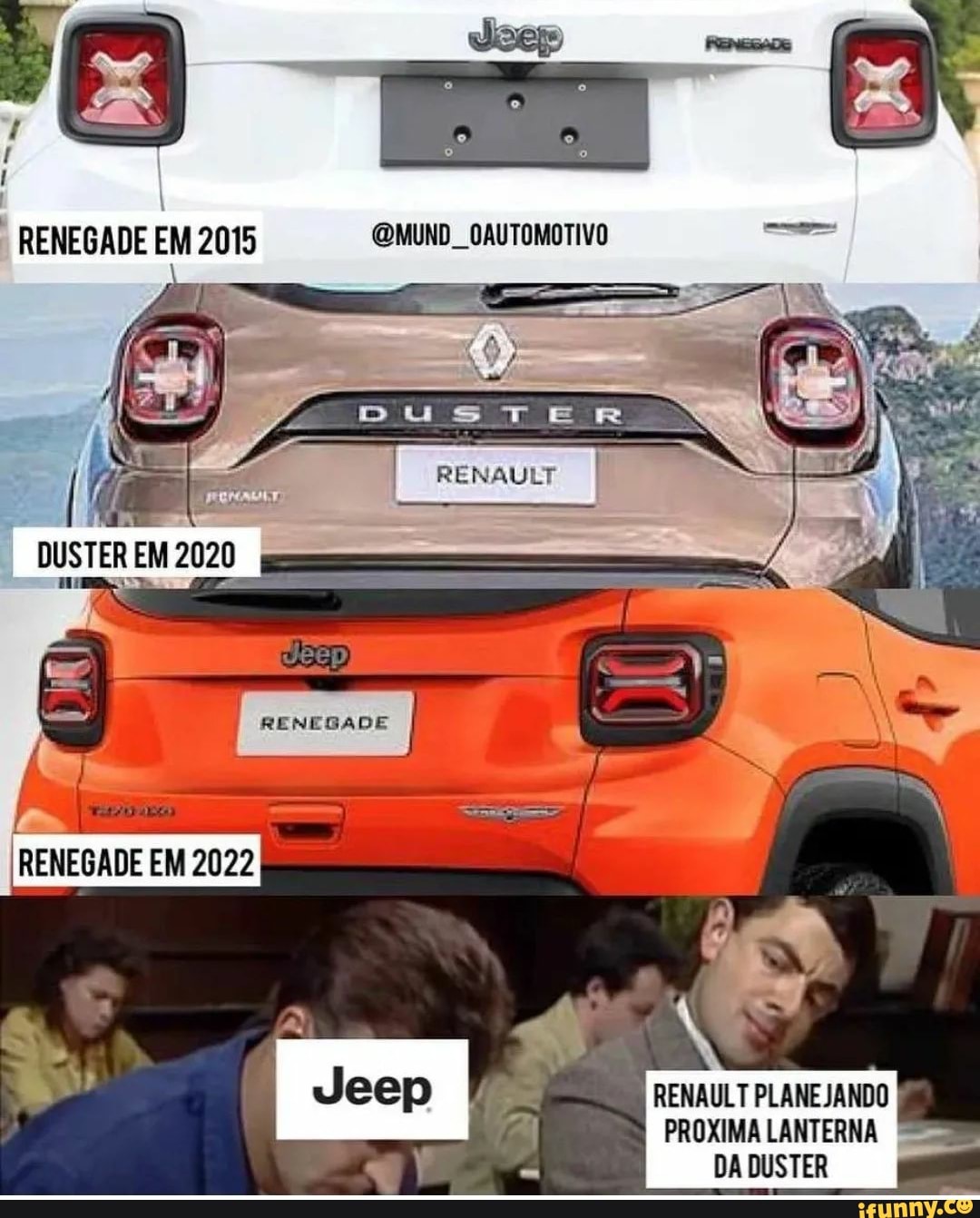 RENEGADE EM 2015 @MUND_OAUTOMOTIVO if 2022 RENAULT PLANE JANDO PROXIMA ...