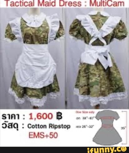 Tactical Maid Dress Muitiam - iFunny