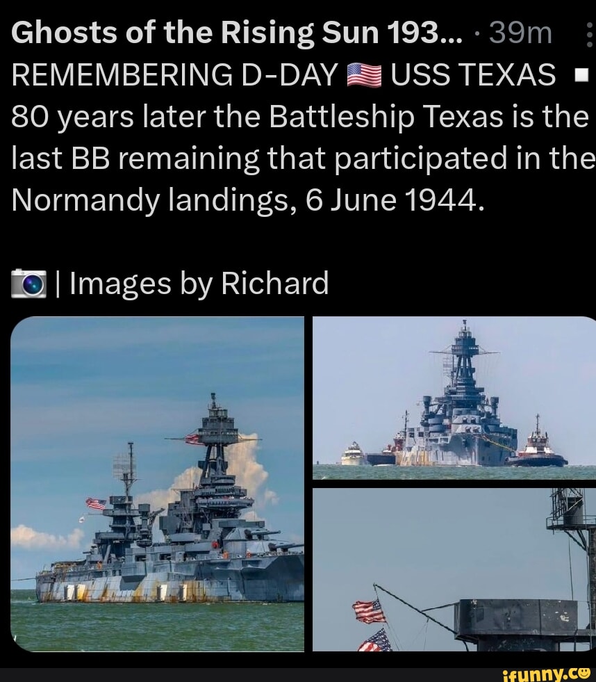 Ghosts of the Rising Sun 193...-39m_ : REMEMBERING D-DAY USS TEXAS 80 ...