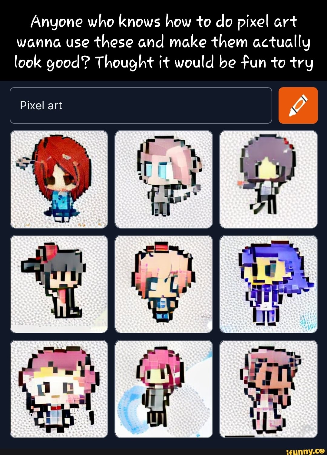 Anyone Who Knows How To Do Pixel Art Wanna Use These And Make Them anyone-who-knows-how-to-do-pixel-art-wanna-use-these-and-make-them