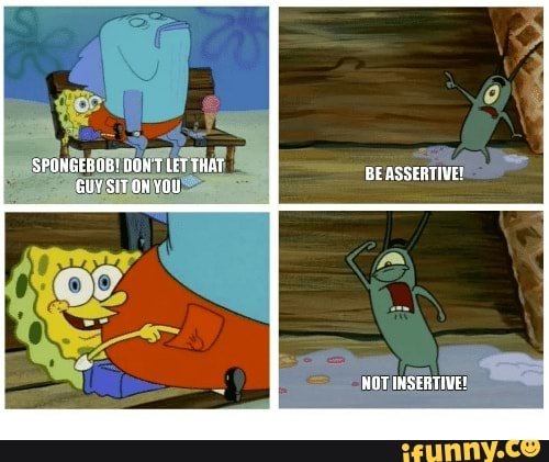 Spongebob Assertive Quotes