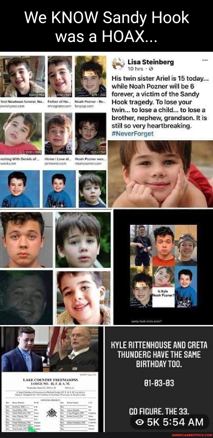 We KNOW Sandy Hook was a HOAX... Ea Lisa Steinberg His twin sister ...