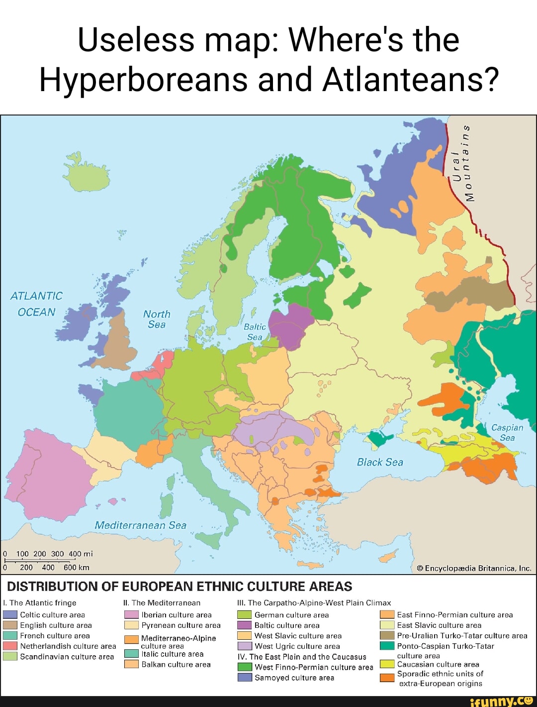 Useless map: Where's the Hyperboreans and Atlanteans? Ural Mountains ...