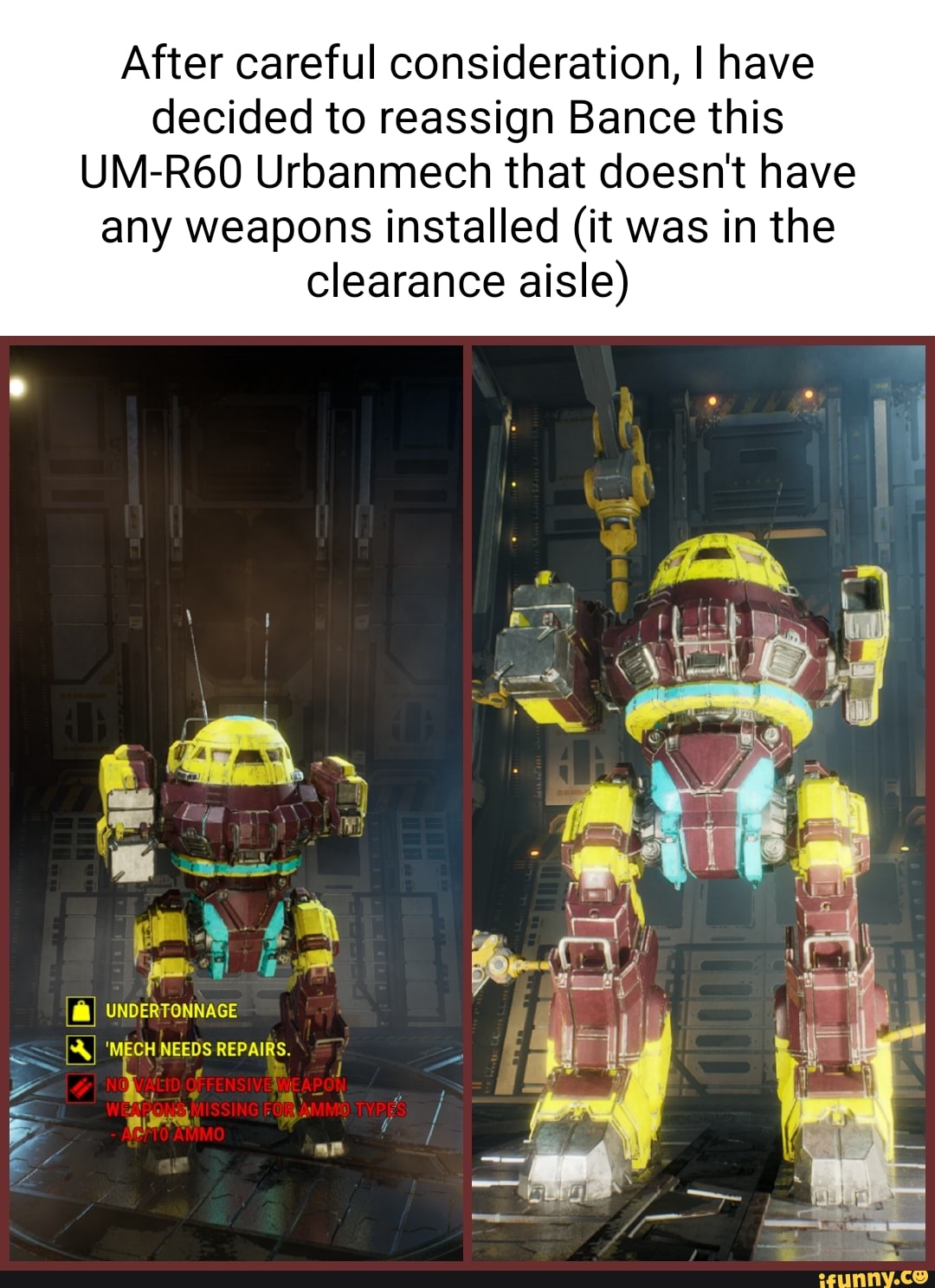 Urbanmech memes. Best Collection of funny Urbanmech pictures on iFunny